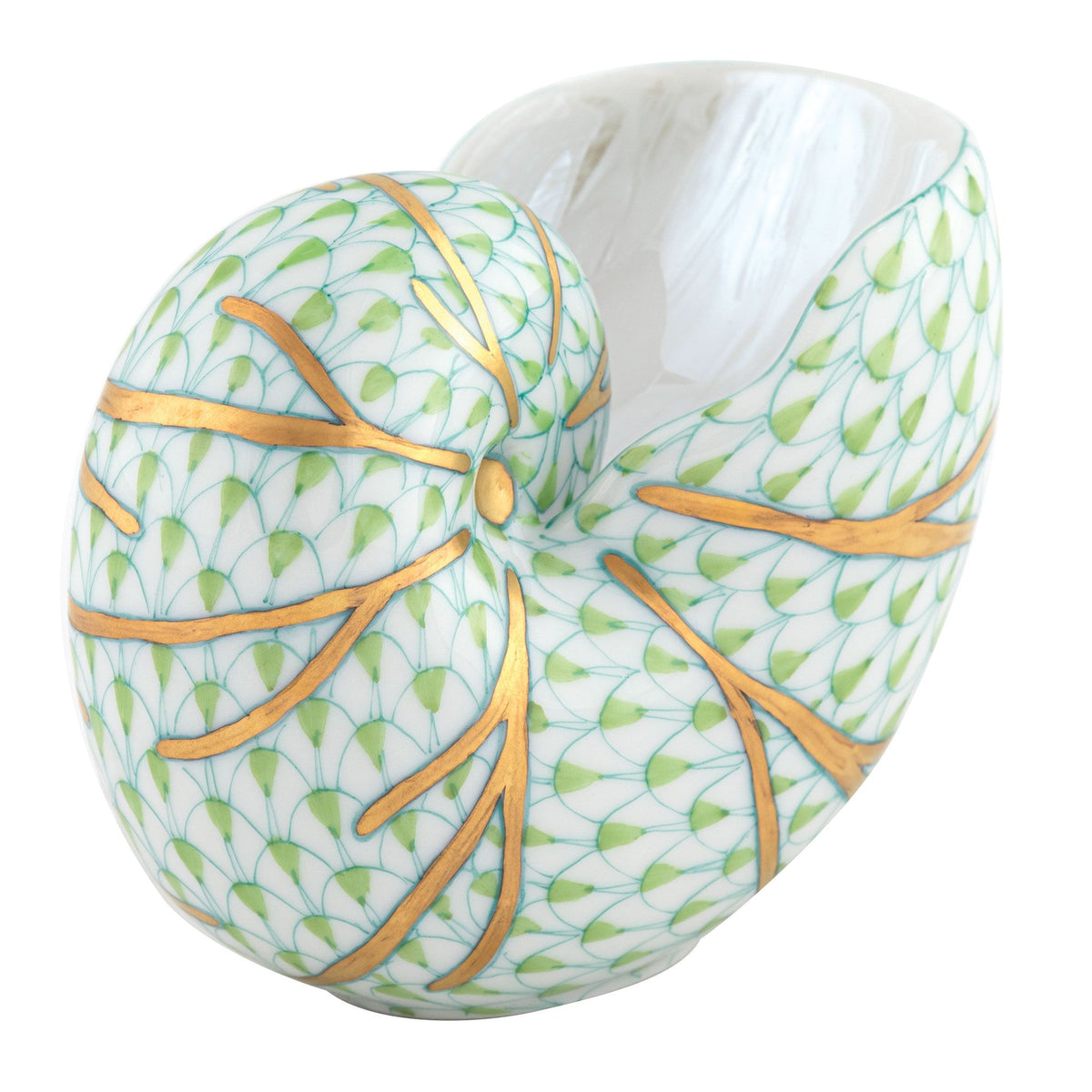 Herend Small Nautilus Shell – HIVE Home, Gift and Garden
