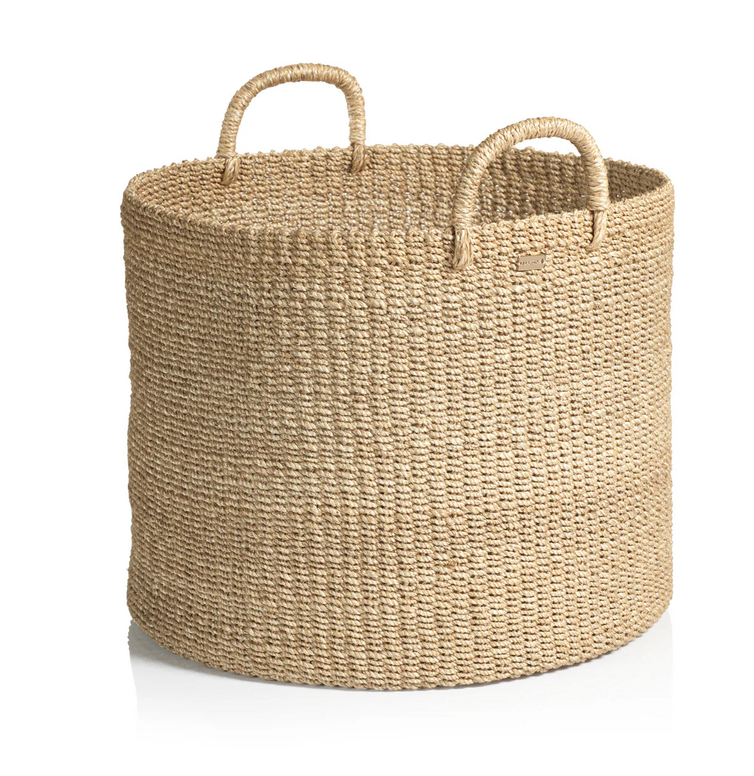 Zodax | Camille Round Abaca Basket Hamper