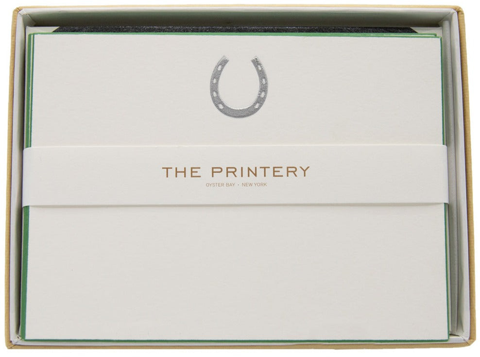 The Printery - Note Card Box Set, Horseshoe – HIVE Home, Gift and Garden